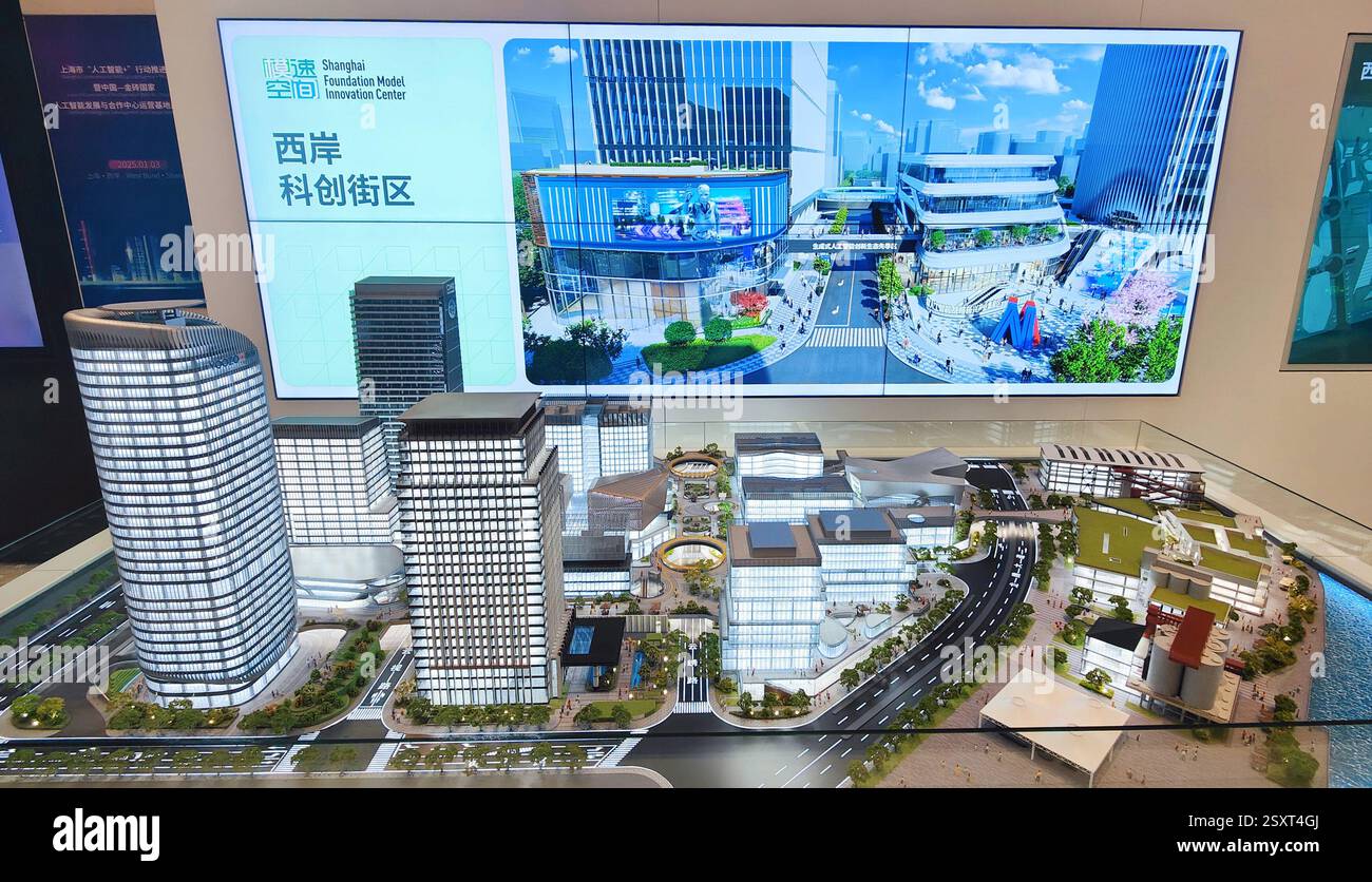 SHANGHAI, CHINA - FEBRUARY 24, 2025 - The future vision of Shanghai ...