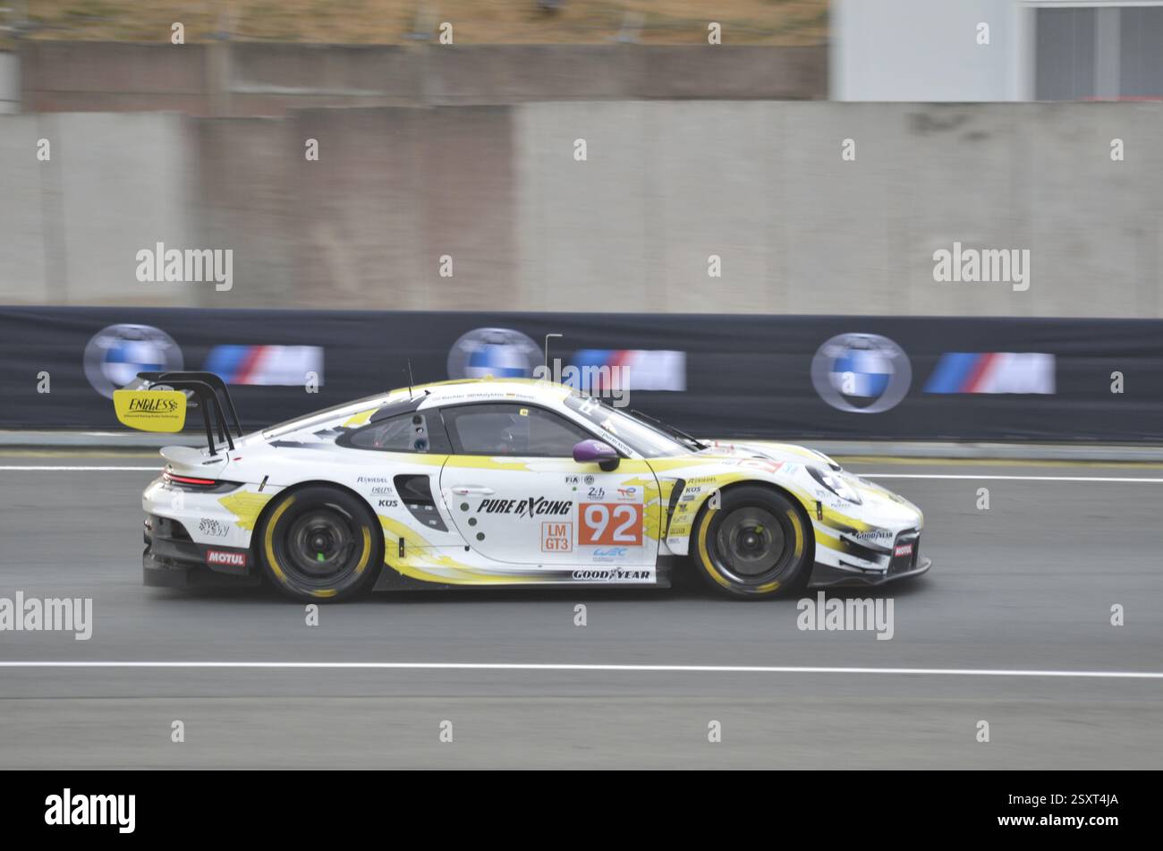 Manthey PureRxcing entered Porsche 911 GT3 R of Klaus Bachler, Alex ...