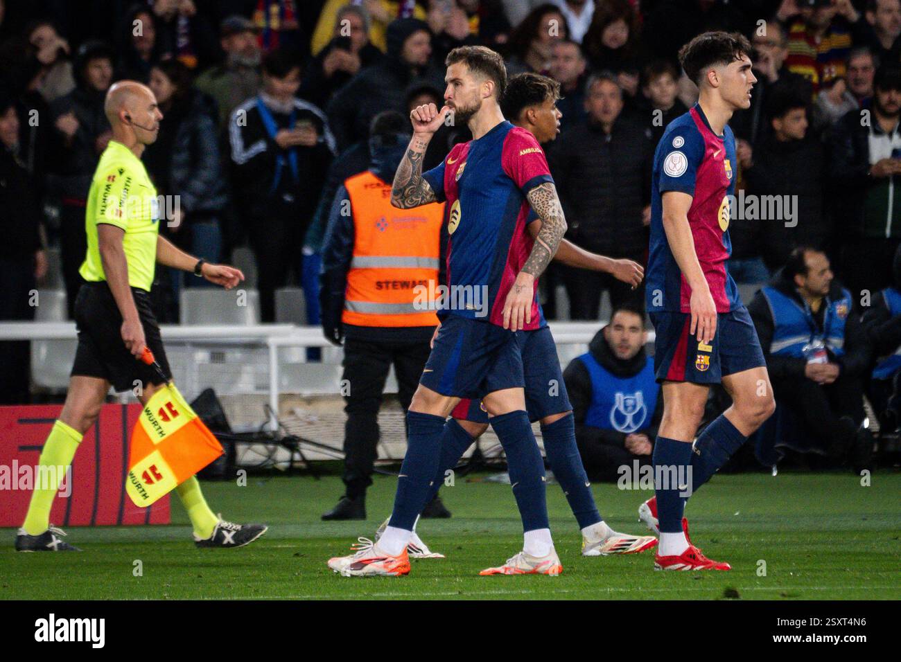 Barcelona, Espagne. 25th Feb, 2025. Inigo MARTINEZ of Barcelona ...