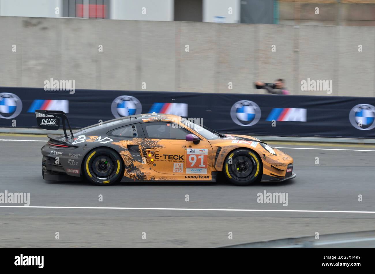 Manthey EMA entered Porsche 911 GT3 R of Richard Lietz, Morris Schuring ...