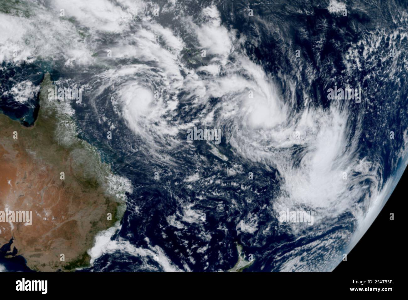 In this satellite image provided by CSU/CIRA & NOAA taken 1:10 GMT on ...