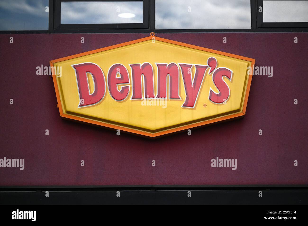 Exterior view of Denny's dinner, New York, NY, February 25, 2025. Denny ...