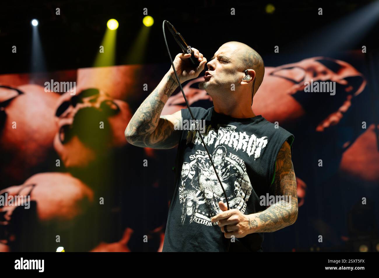 London, United Kingdom. 25th February 2025. Phil Anselmo fronts Pantera ...