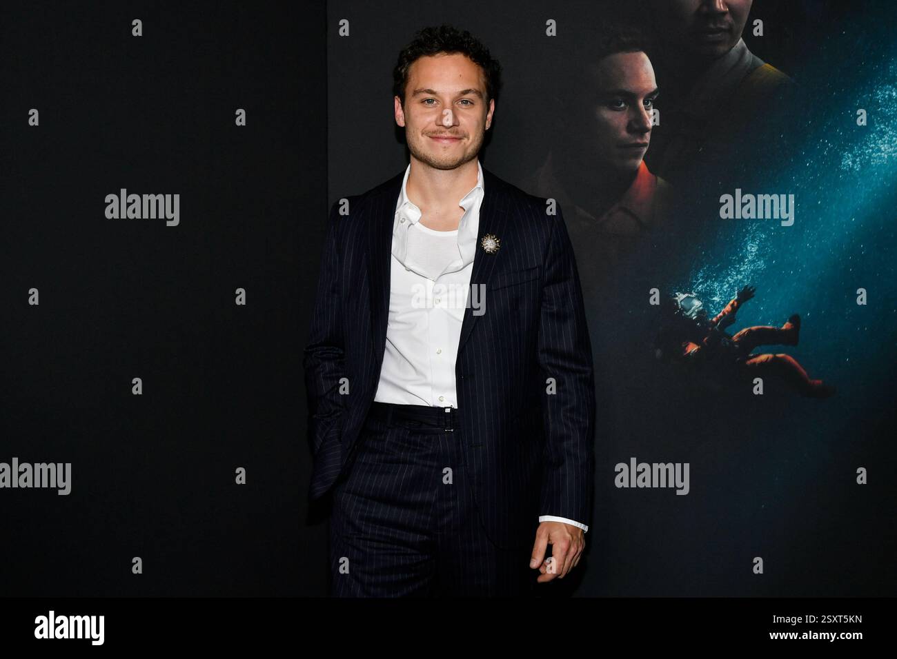 Finn Cole attends the premiere of Focus Features' "Last Breath" at AMC ...