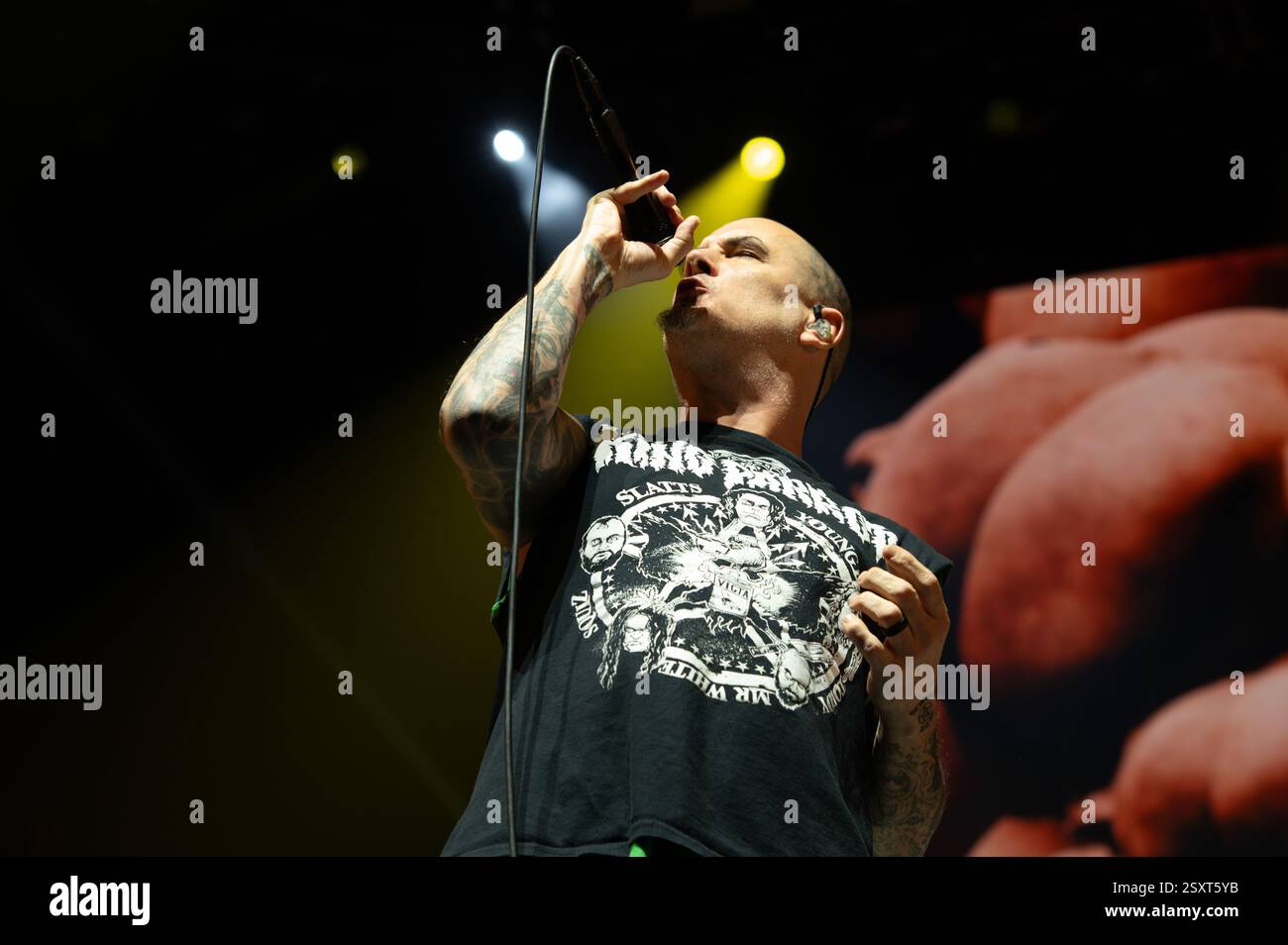 London, United Kingdom. 25th February 2025. Phil Anselmo on stage with ...