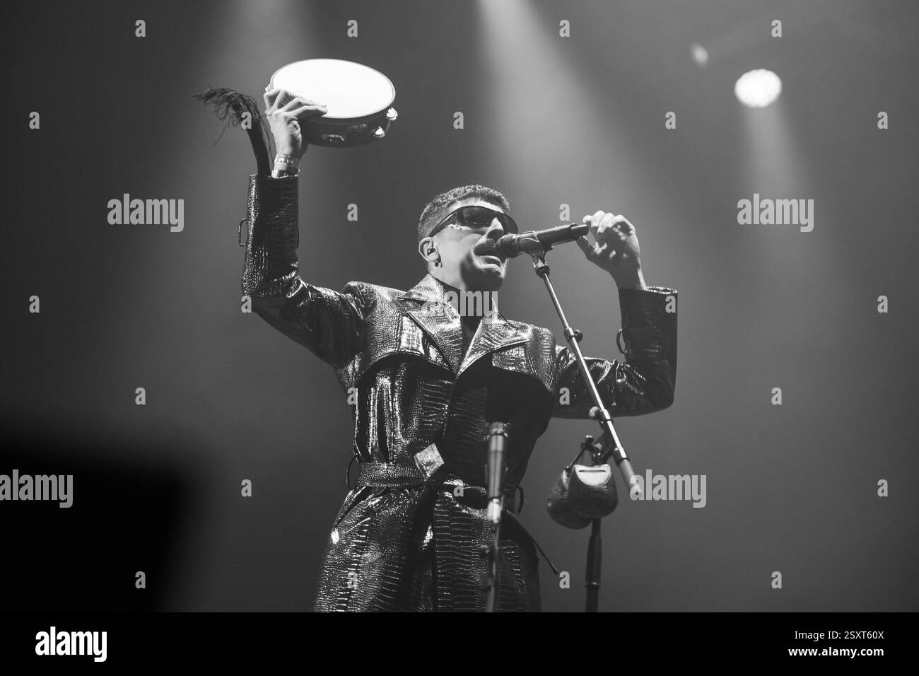 The artist Rodrigo Cuevas performs during his concert at the Movistar ...