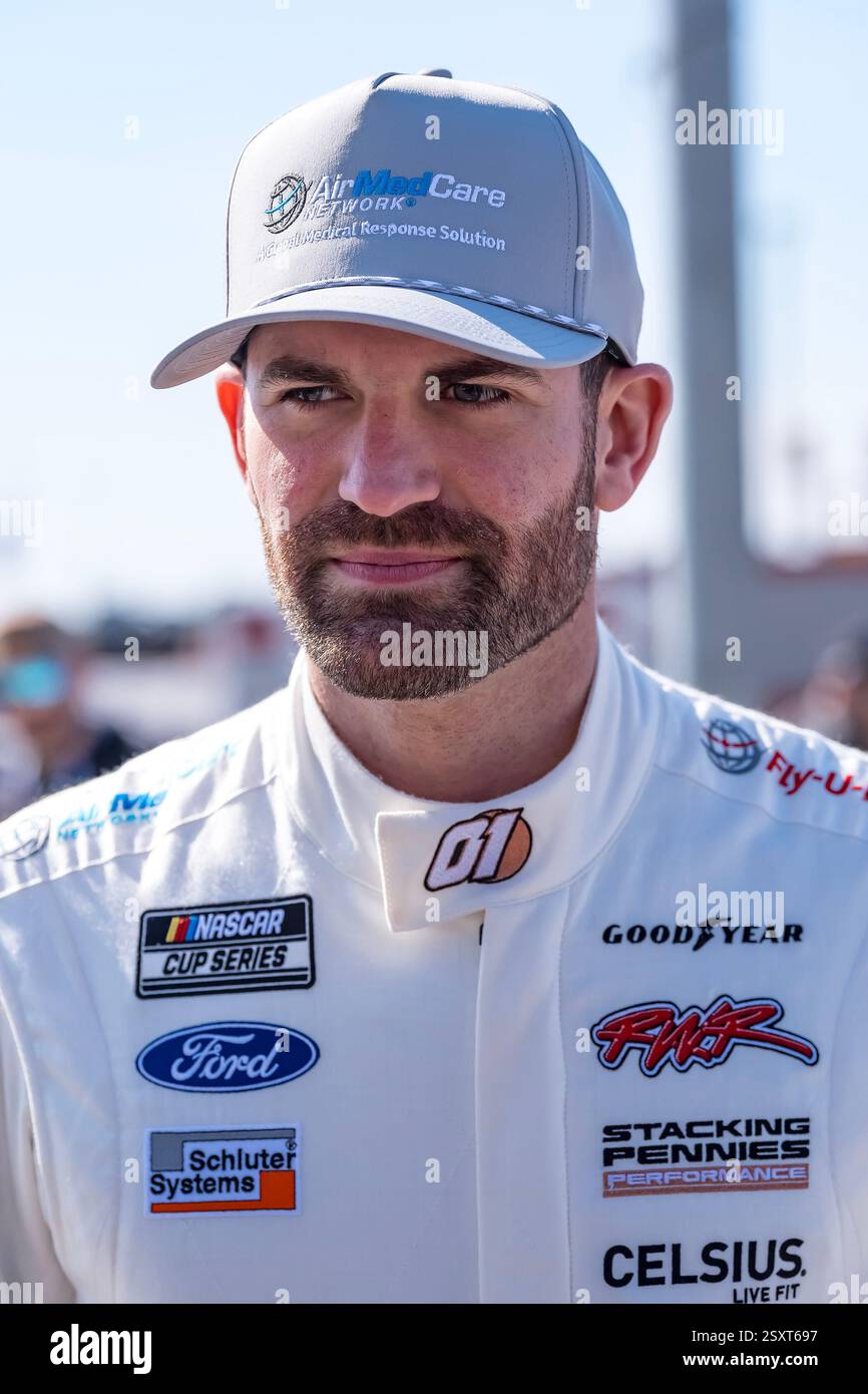 February 22, 2025-Hampton, GA: NASCAR Cup Series driver, COREY LAJOIE ...