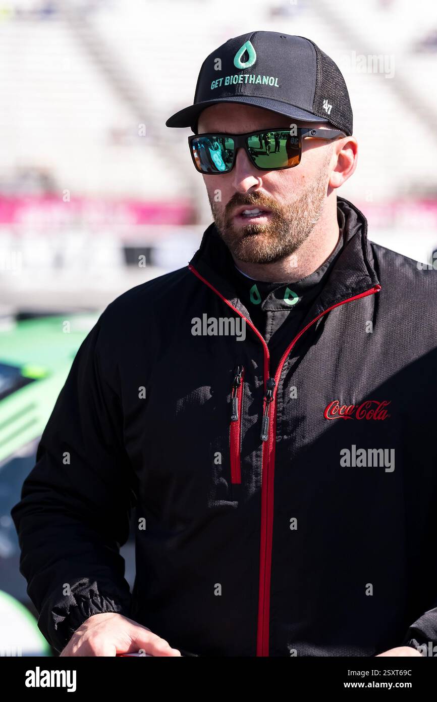 February 22, 2025-Hampton, GA: NASCAR Cup Series driver, AUSTIN DILLON ...