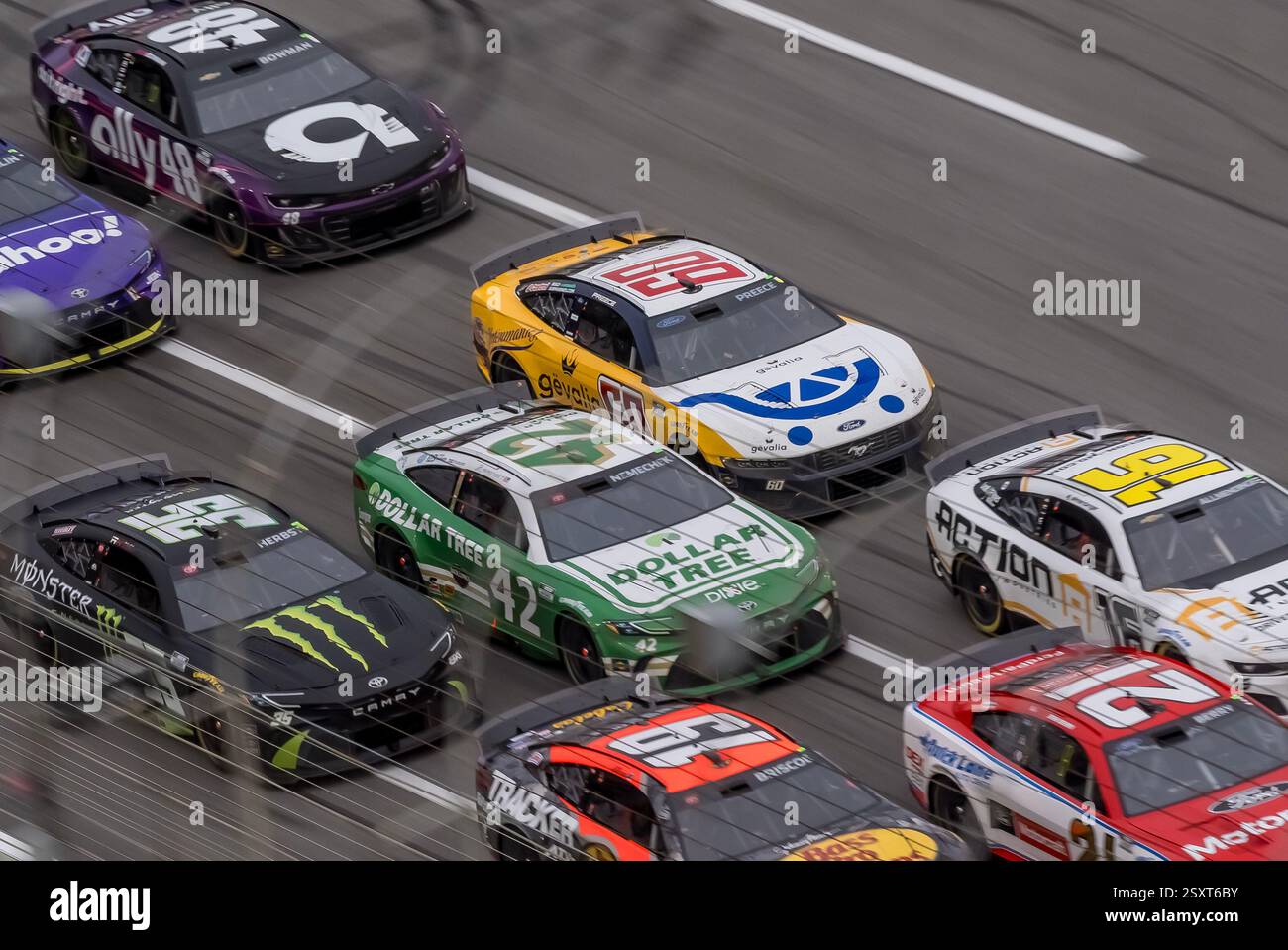 February 23, 2025-Hampton, GA: RYAN PREECE (60) of Berlin, CT races ...