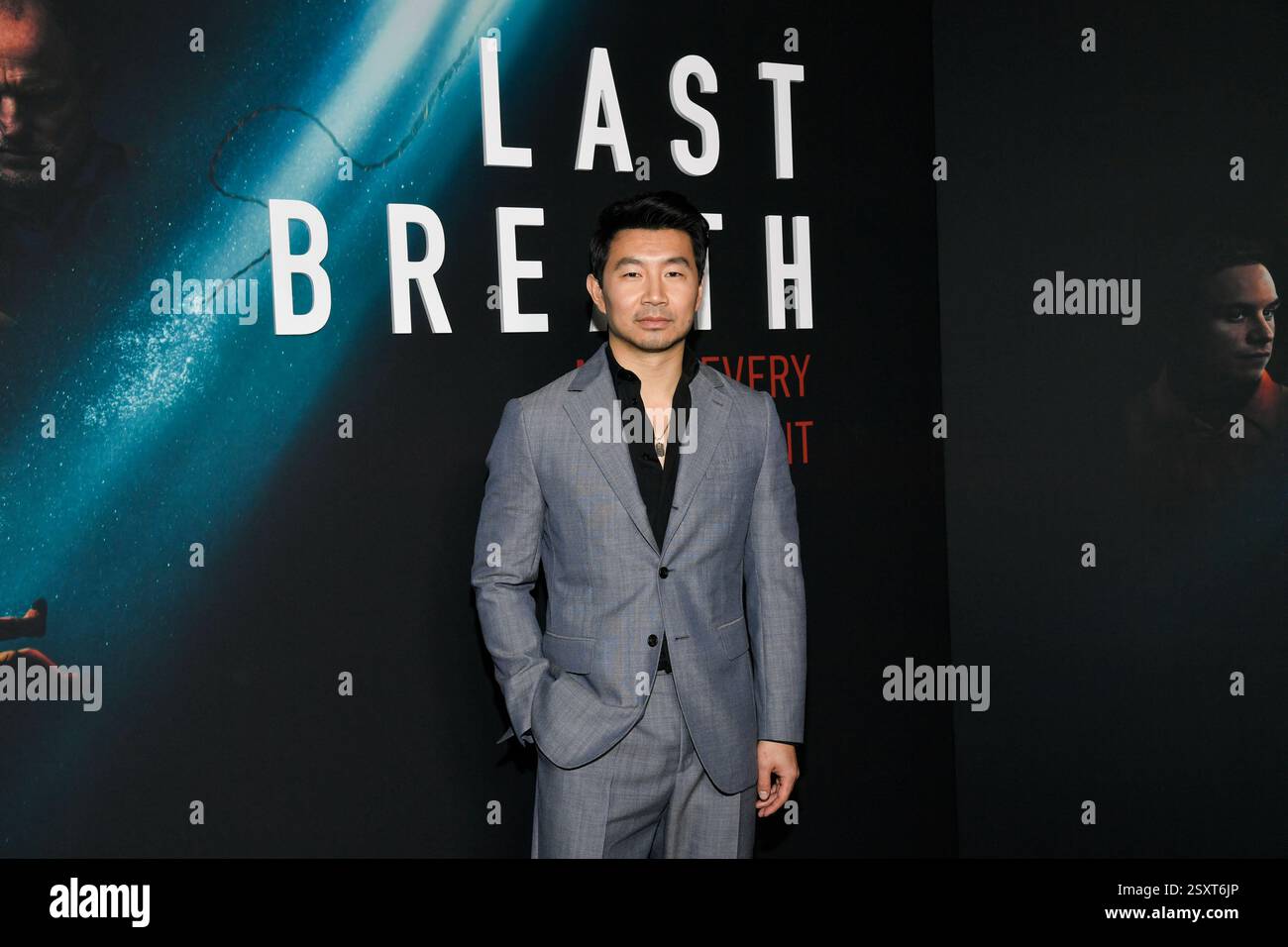 Simu Liu attends the premiere of Focus Features' "Last Breath" at AMC ...