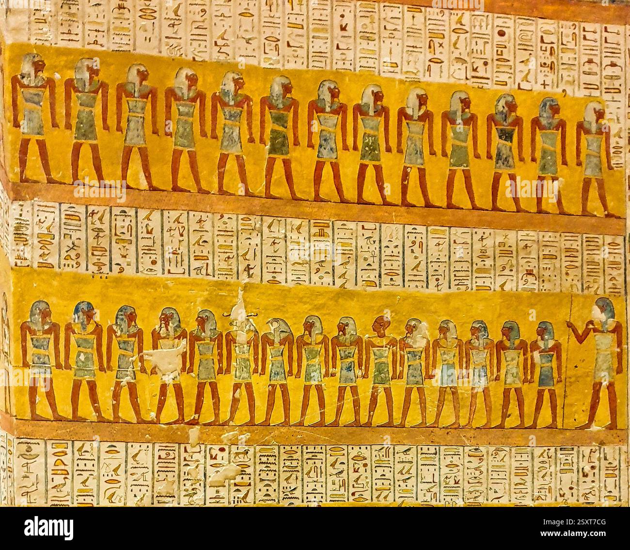 Scene from the Book of Gates,first division,2nd hour in this beautiful ...