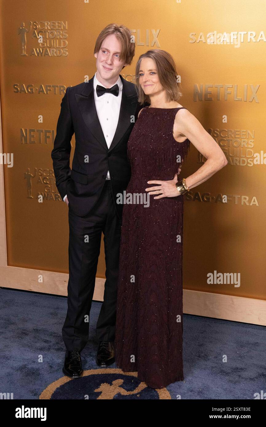 February 23, 2025, Los Angeles, California, USA: CHARLIE FOSTER and ...