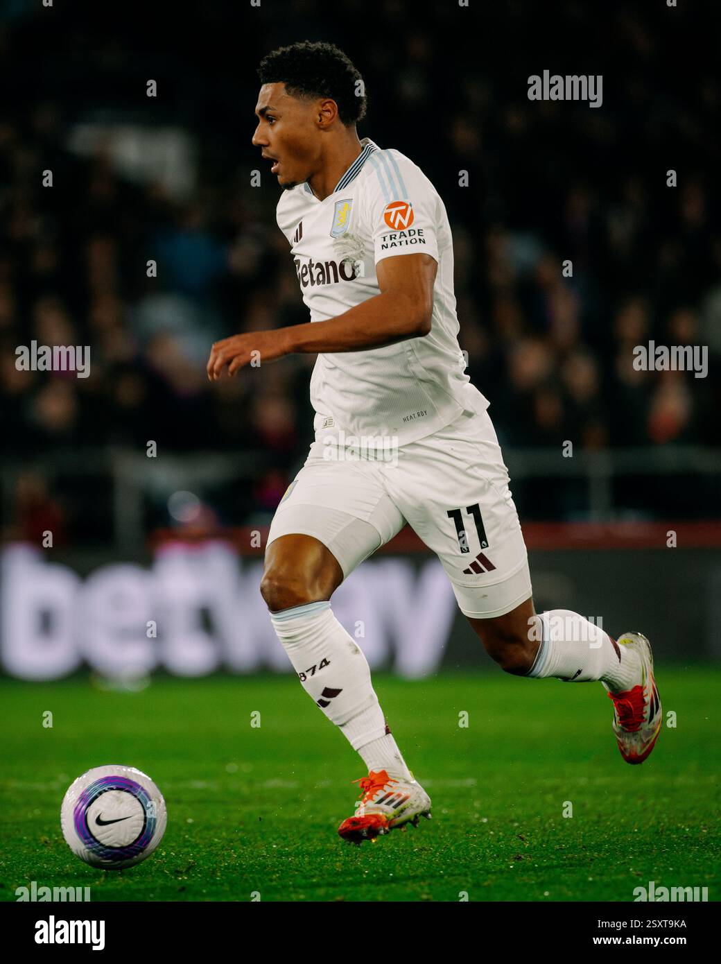 LONDON, ENGLAND - FEBRUARY 26: Ollie Watkins of Aston Villa during the ...