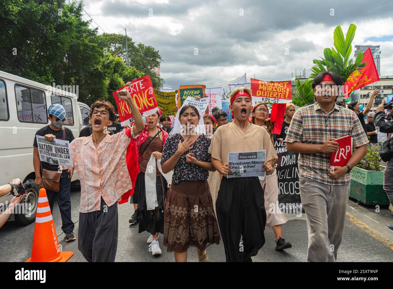 Quezon City, Quezon, Philippines. 25th Feb, 2025. Progressive youth ...