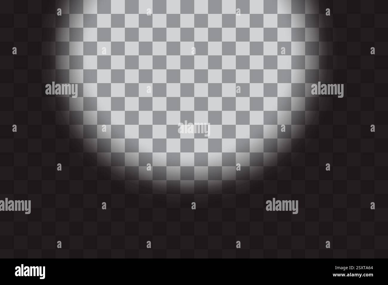 Checkered backdrop effect. Translucent gradient shape. Transparent ...
