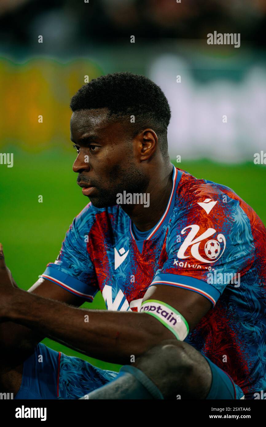 LONDON, ENGLAND - FEBRUARY 26: Marc Guéhi of Crystal Palace during the ...