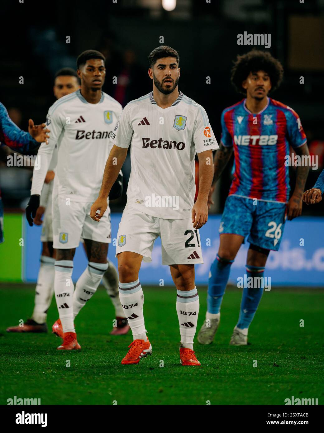 LONDON, ENGLAND - FEBRUARY 26: Marco Asensio of Aston Villa during the ...