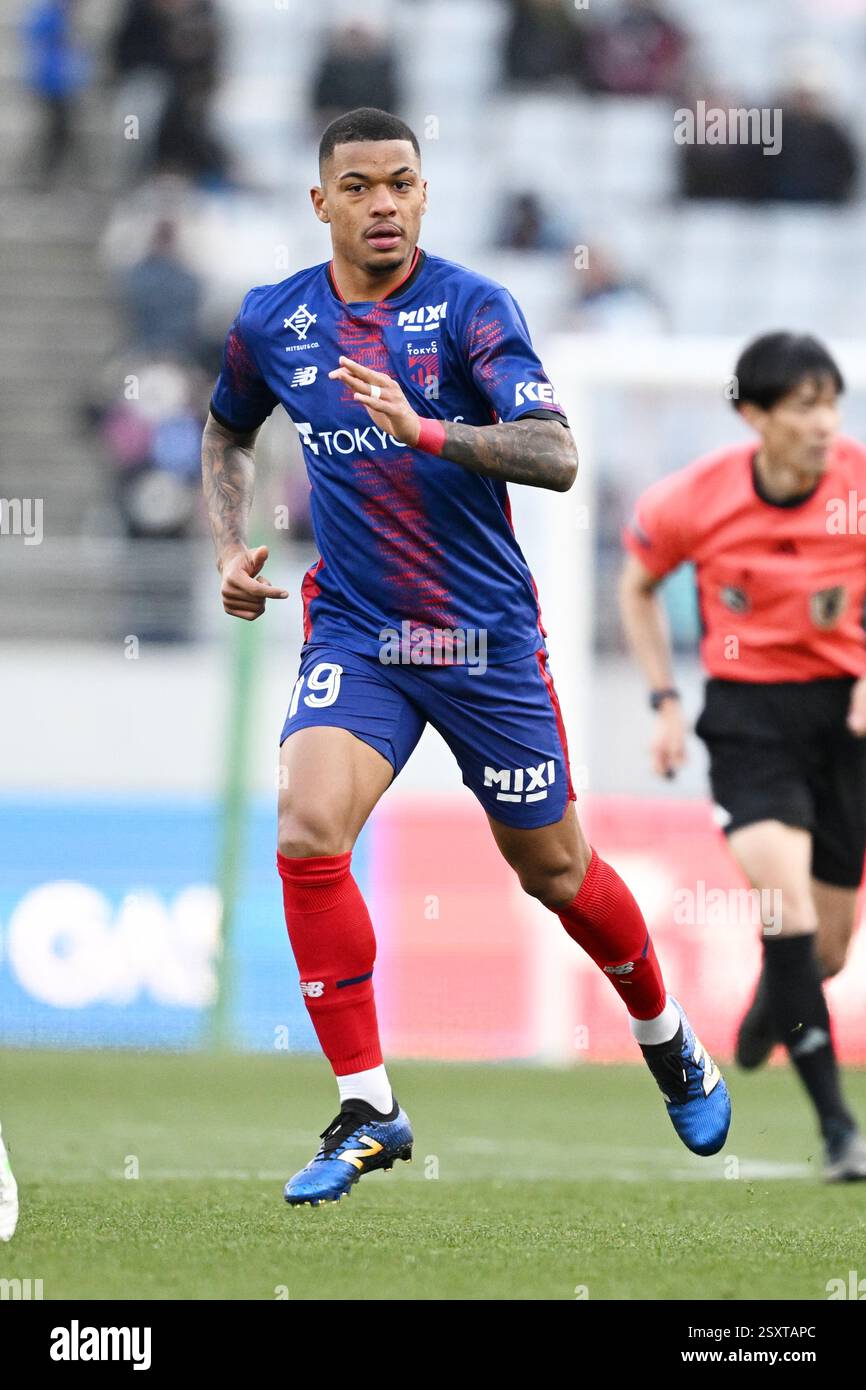 Ajinomoto Stadium, Tokyo, Japan. 22nd Feb, 2025. Marcelo Ryan (FC Tokyo ...
