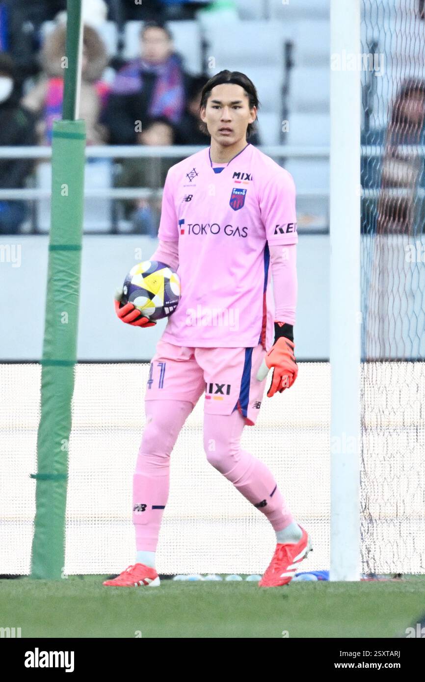 Ajinomoto Stadium, Tokyo, Japan. 22nd Feb, 2025. Taishi Brandon Nozawa ...