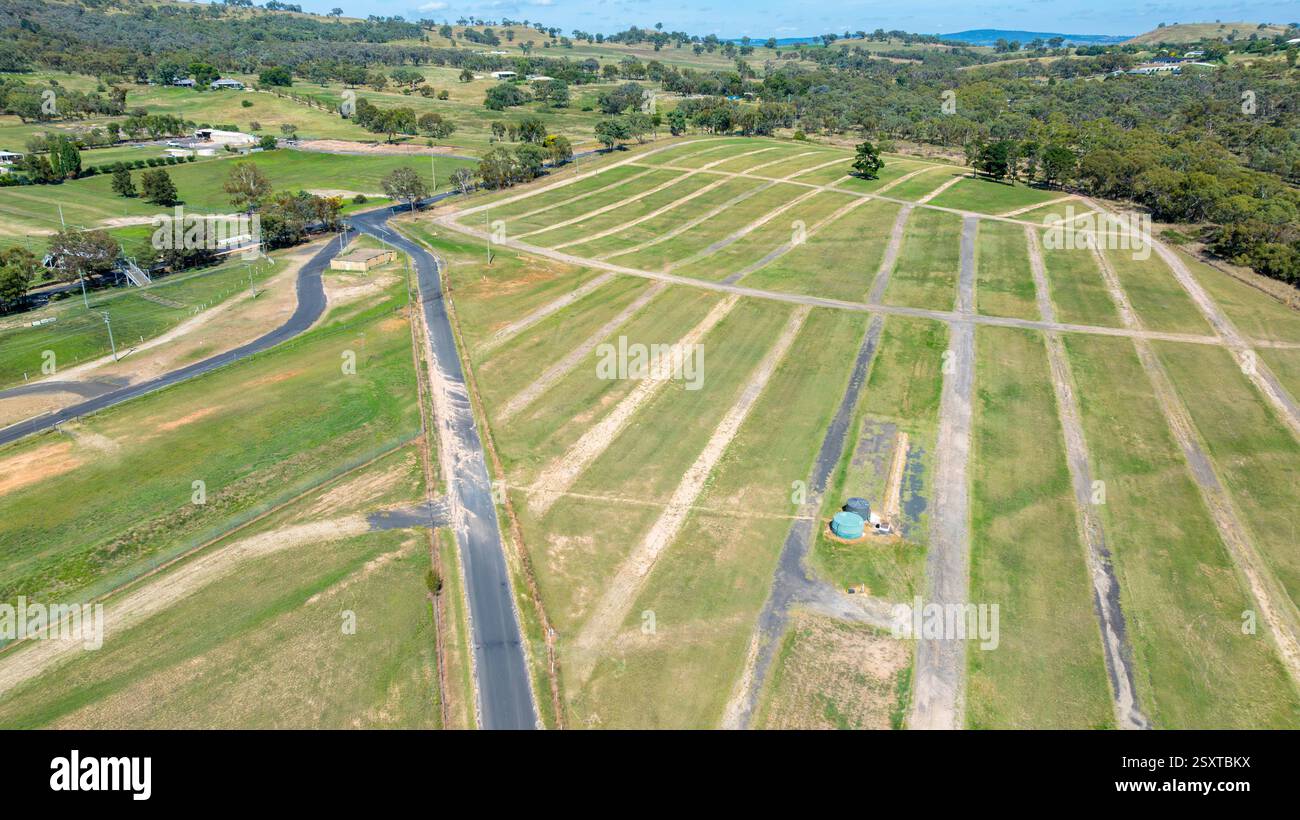 Drone aerial photograph of the Max Cameron Campground at the Mount ...