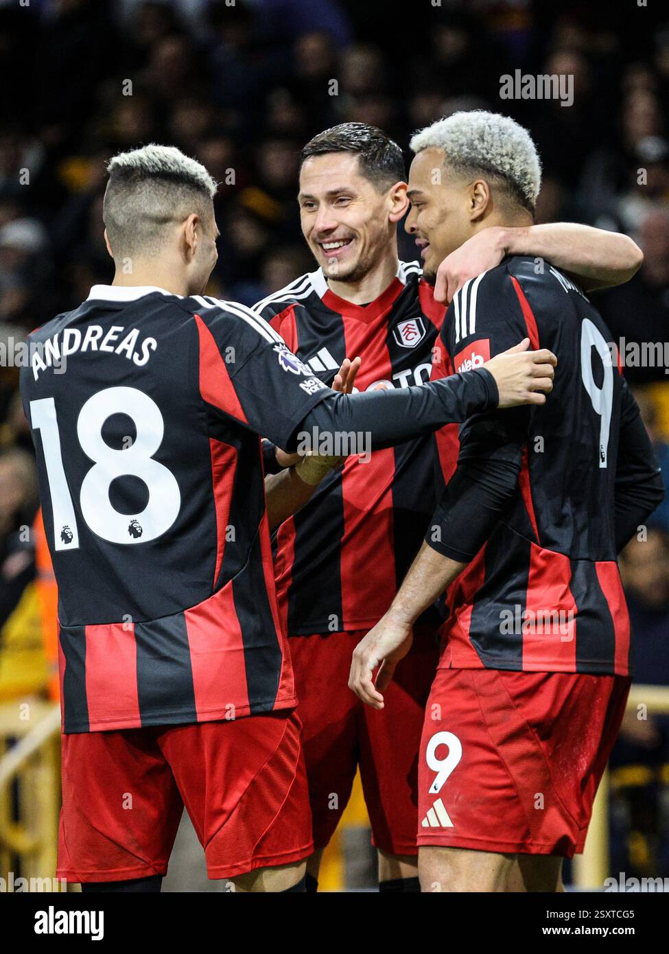 Wolverhampton, England, February 25th 2025: Rodrigo Muniz (9 Fulham ...