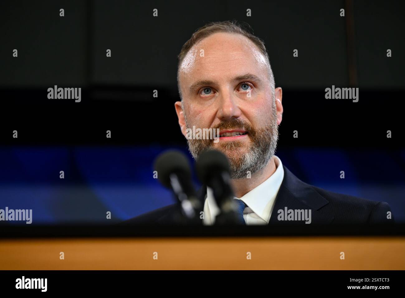 Canberra, Australia. 26th Feb, 2025. Universities Australia CEO Luke ...