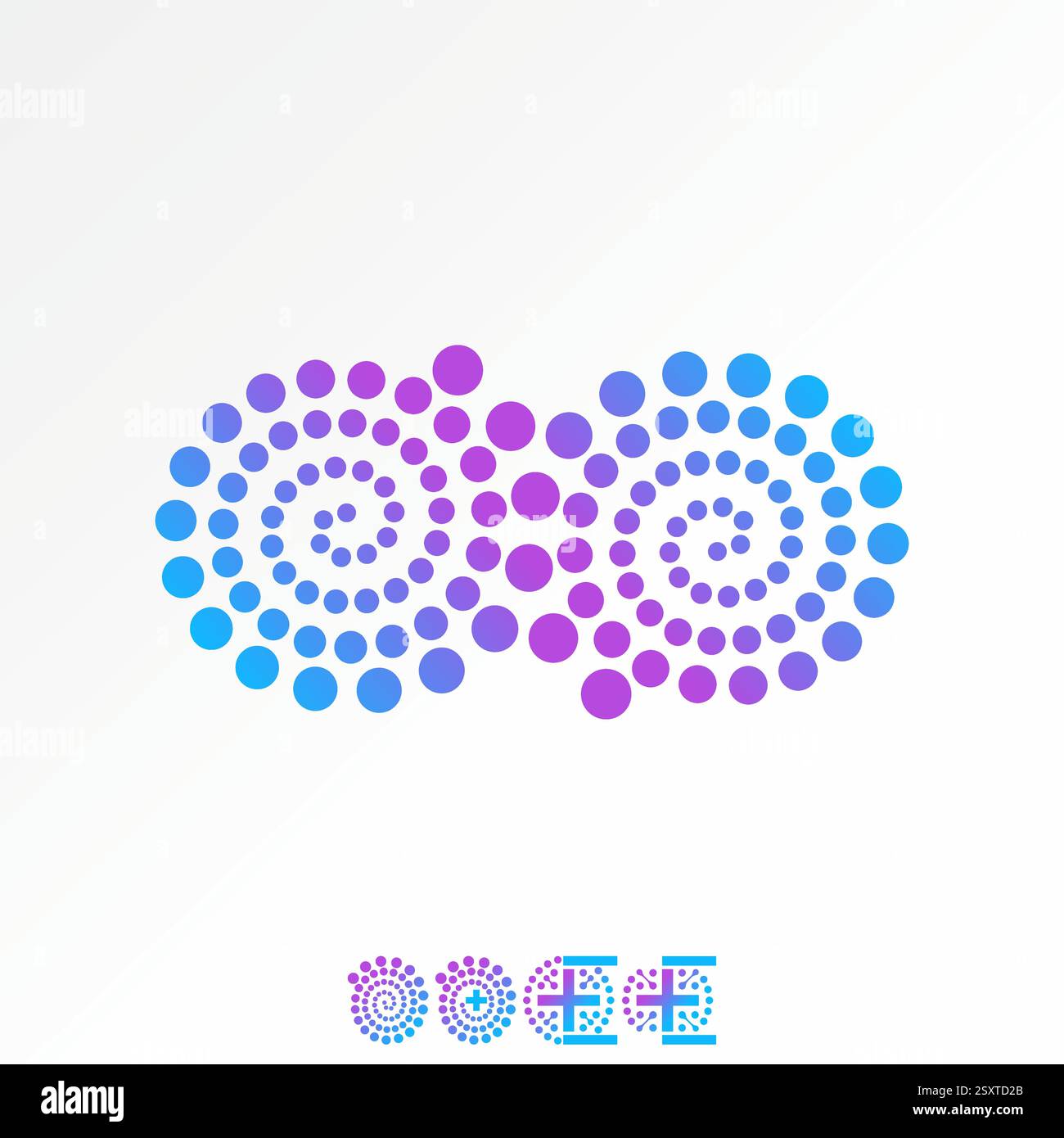 Logo design graphic concept creative premium vector stock image top sell rotation spiral circle ...