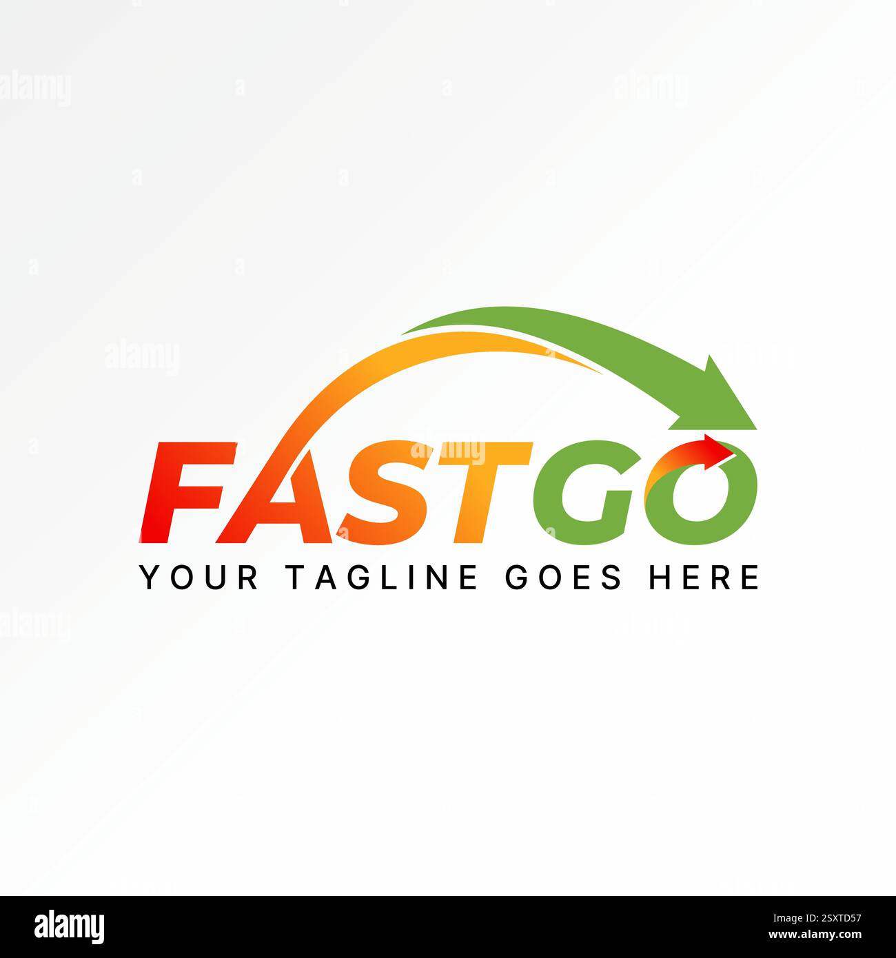 Logo design graphic concept creative premium vector stock image top sell initial O font arrow ...