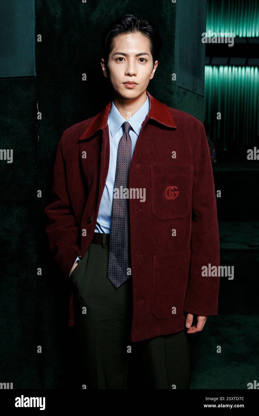 Milan, Italien. 25th Feb, 2025. Jun Shison attends GUCCI Autumn-Winter ...