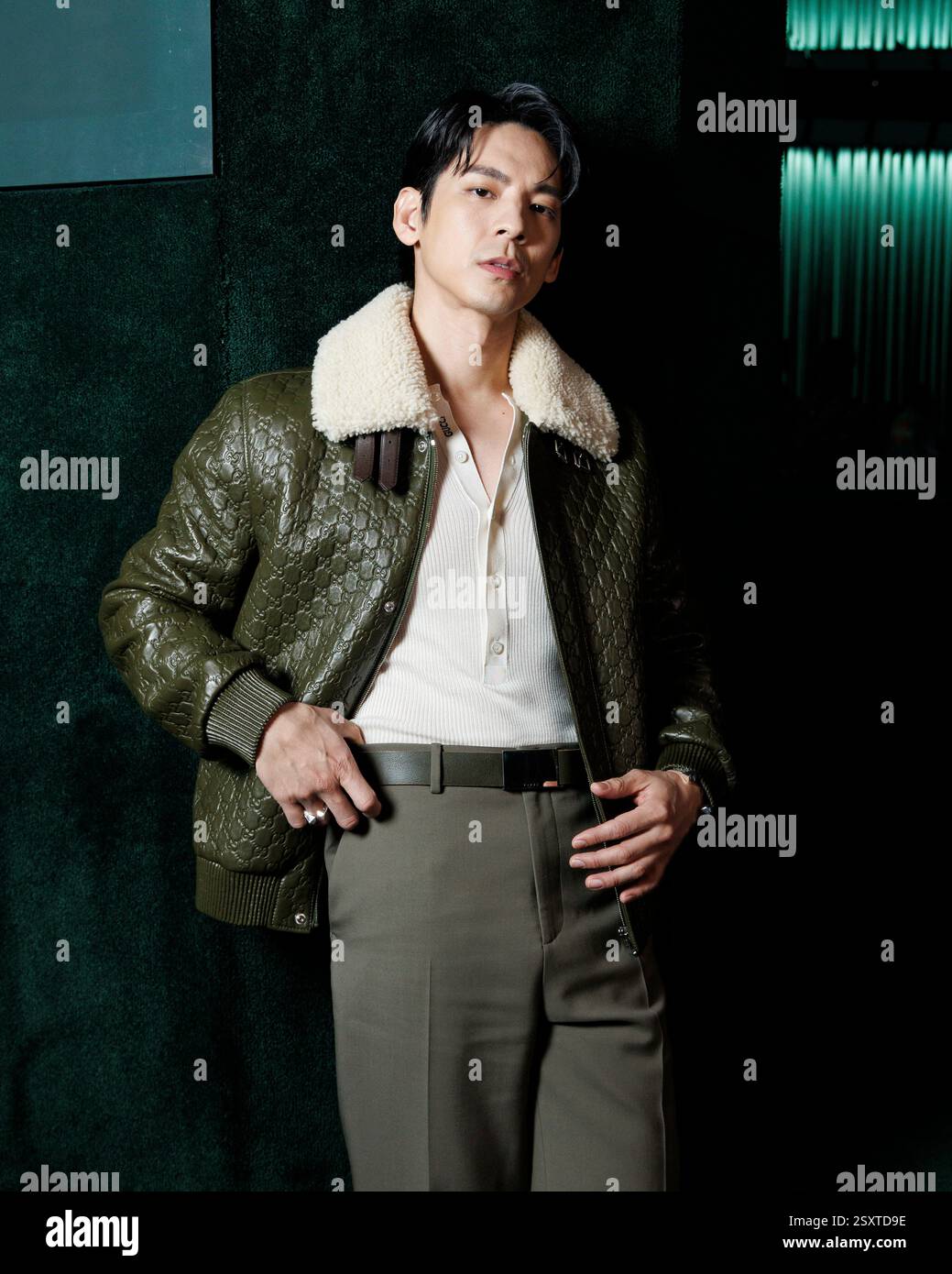 Austin Lin attends GUCCI Autumn-Winter 2025 runway during Milan Fashion ...