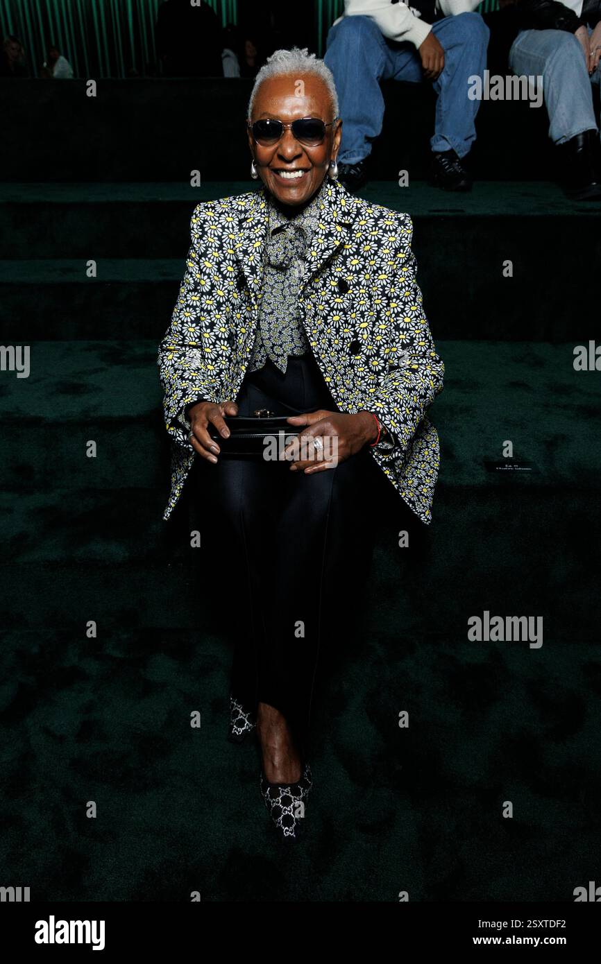 Milan, Italien. 25th Feb, 2025. Bethann Hardison attends GUCCI Autumn ...