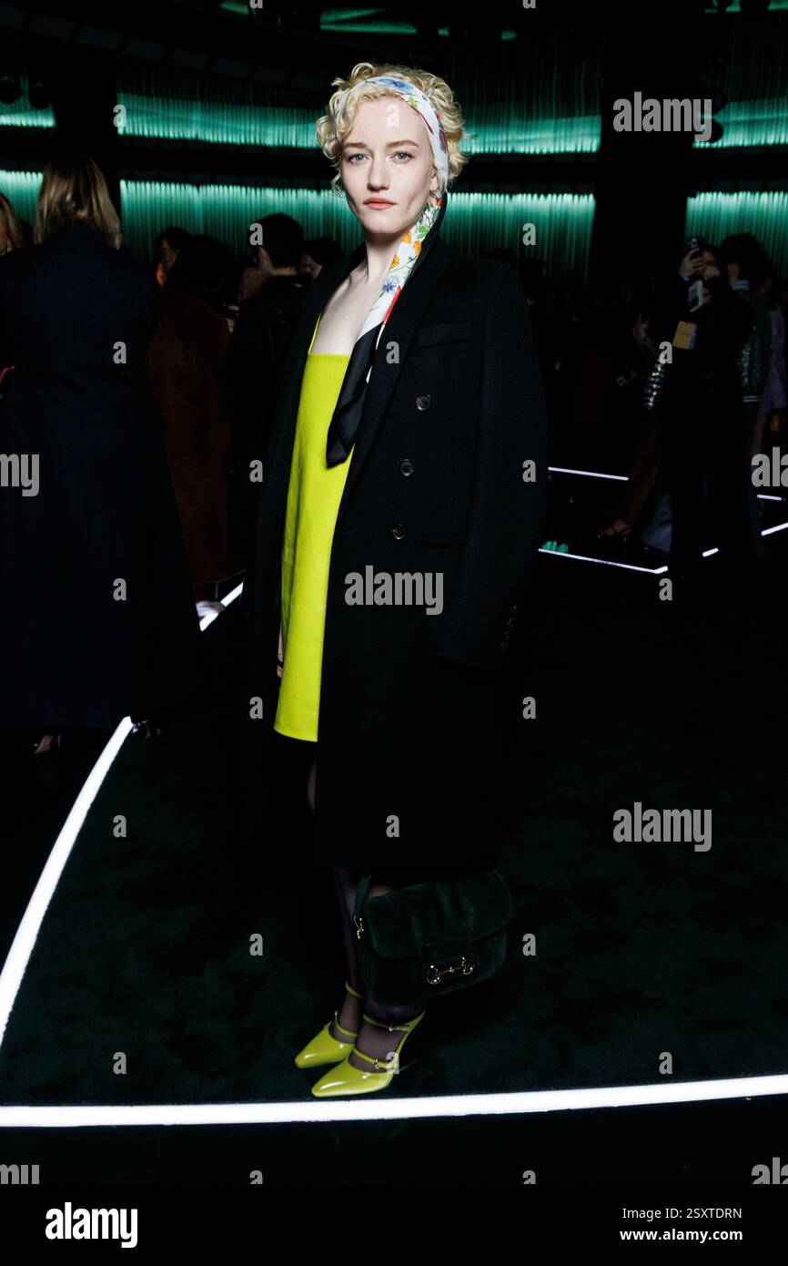 Julia Garner attends GUCCI Autumn-Winter 2025 runway during Milan ...