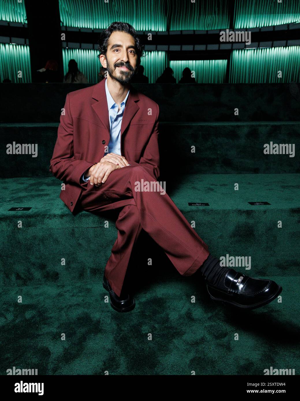 Milan, Italien. 25th Feb, 2025. Dev Patel attends GUCCI Autumn-Winter ...