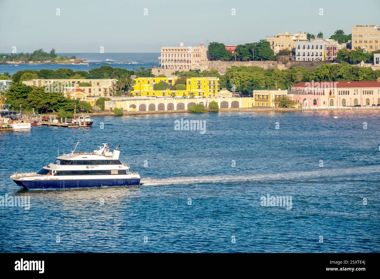 San Juan Puerto Rico,Atlantic Ocean,San Juan Bay,Cruise Port view,Viejo ...