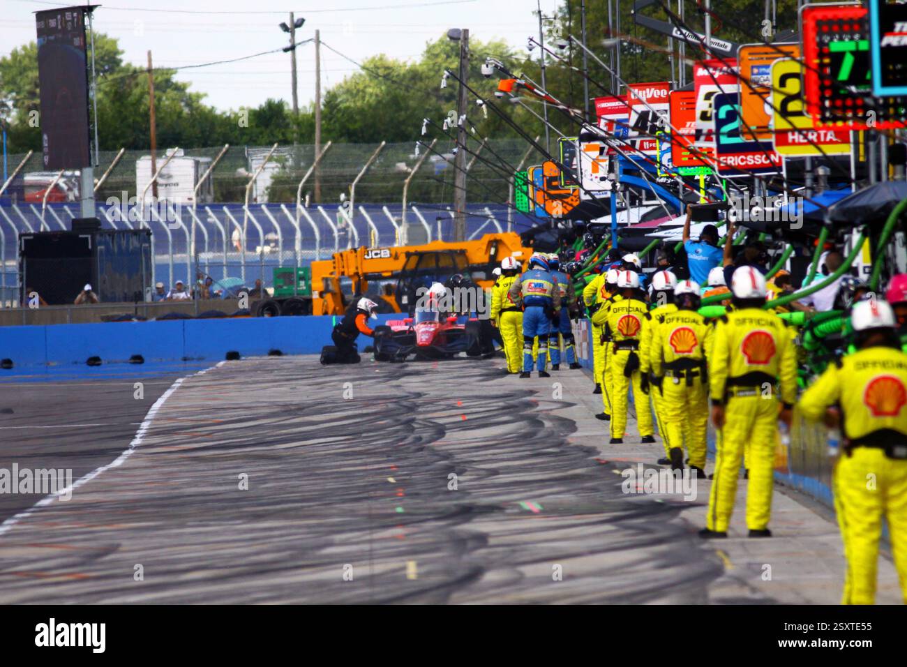 Milwaukee Wisconsin - September 1, 2024: Katherine Legge INDYCAR Hy-Vee ...
