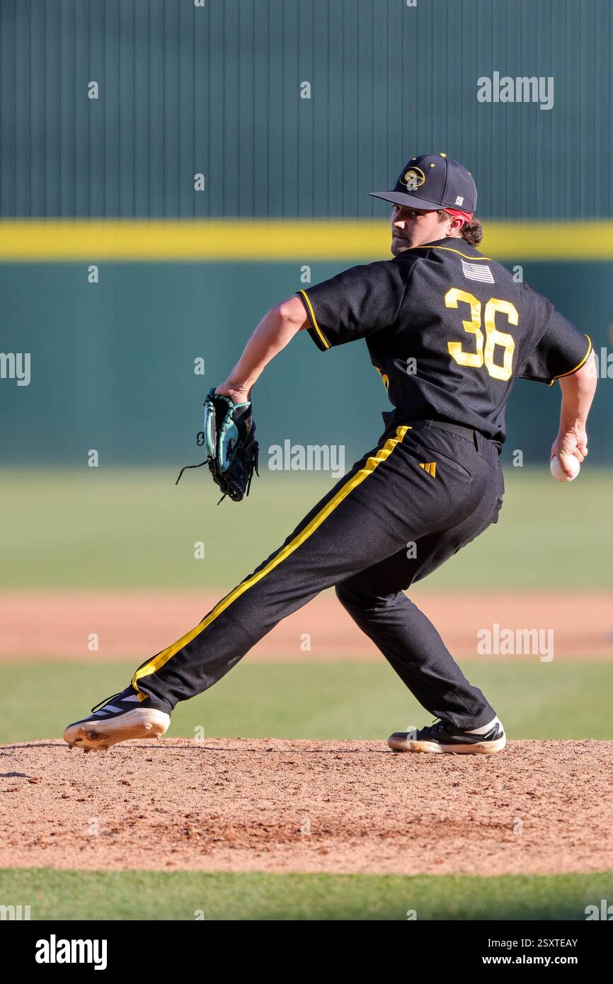 February 25, 2025: Grambling pitcher Taylor Dooley (36) in action on ...