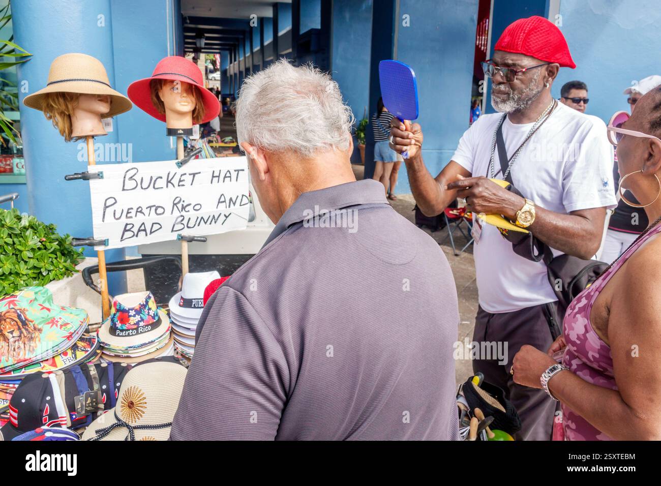 San Juan Puerto Rico,Viejo Old San Juan,Black male man woman couple ...