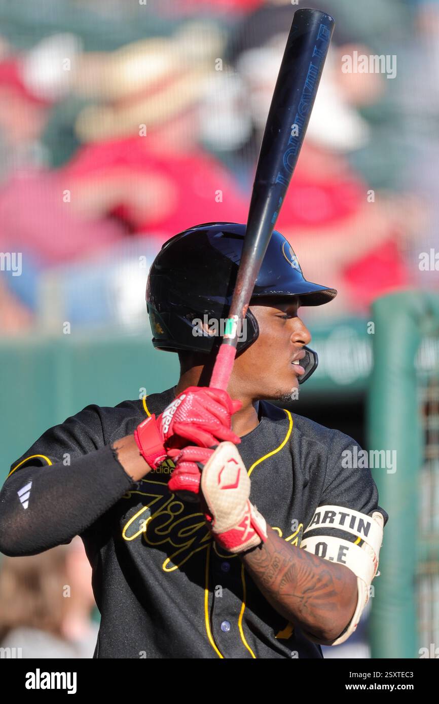 February 25, 2025: Martavius Thomas (1) of Grambling watches from the ...