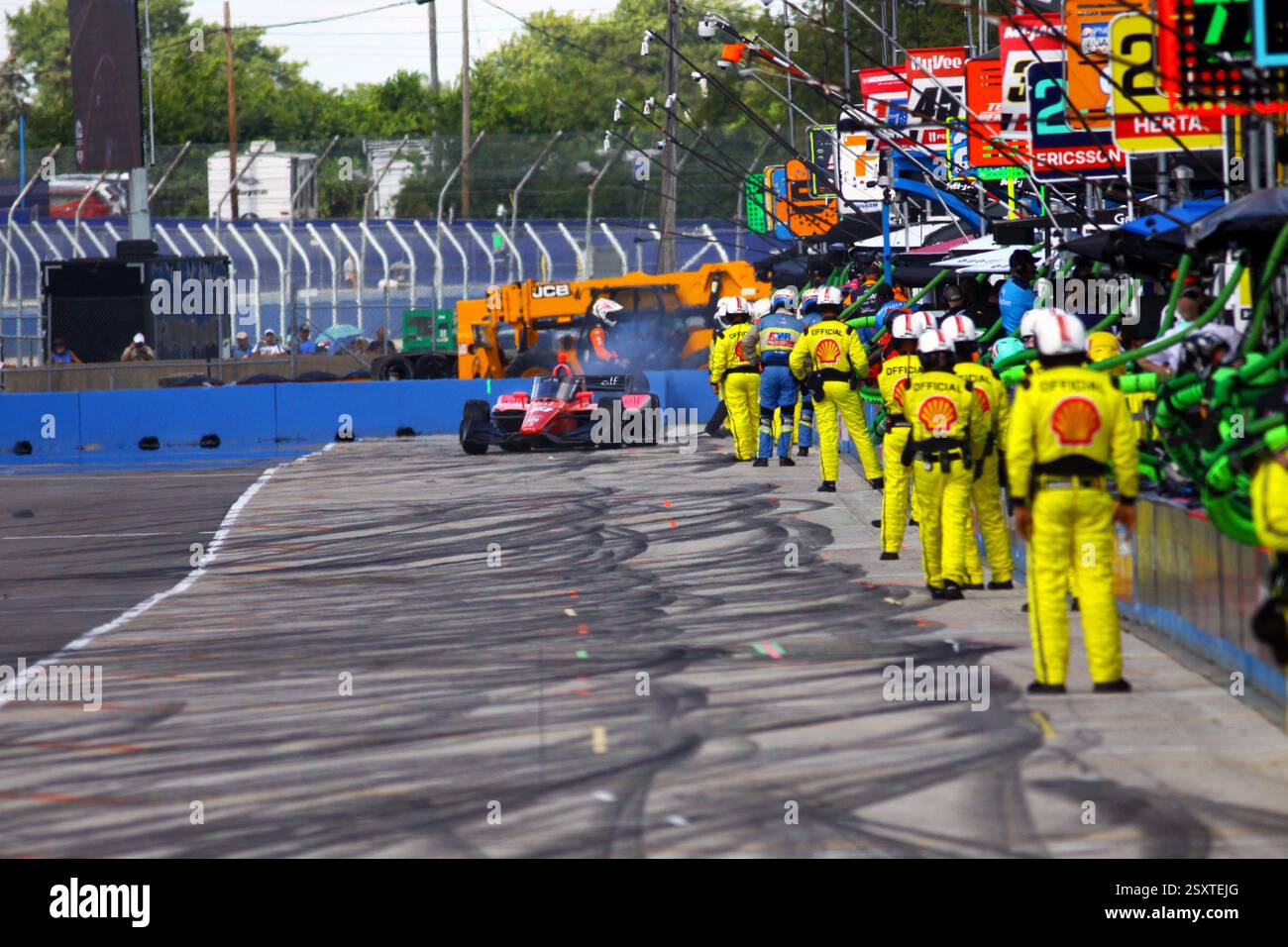 Milwaukee Wisconsin - September 1, 2024: Katherine Legge INDYCAR Hy-Vee ...