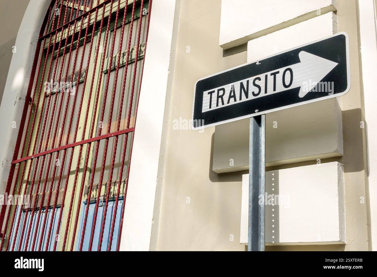 San Juan Puerto Rico,Viejo Old San Juan,Calle de Tetuan,Transito sign ...