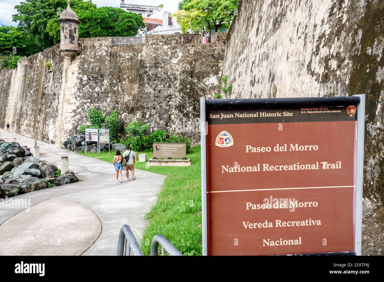 San Juan Puerto Rico,Viejo Old San Juan,Paseo del Morro,National ...