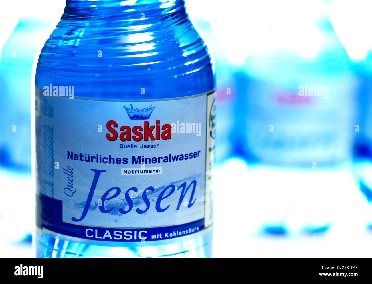 Germany - February 26, 2024: In this photo illustration, Bottles of ...