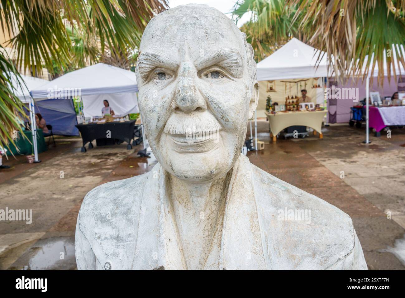 San Juan Puerto Rico,Viejo Old San Juan,Jardin Paseo de Ballaja,statue ...