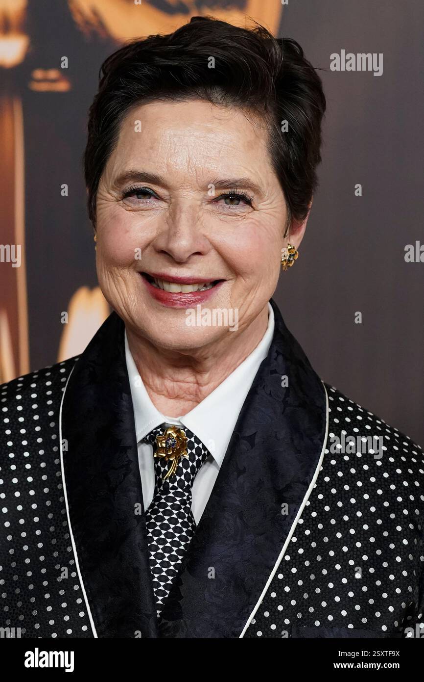 Isabella Rossellini arrives at the Oscars Nominees Dinner on Tuesday ...