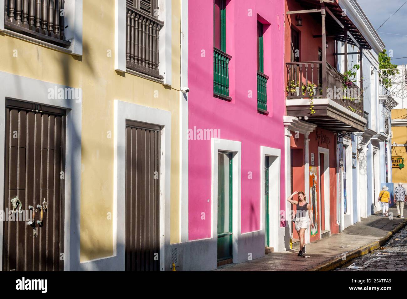 San Juan Puerto Rico,Viejo Old San Juan,Calle de San Jose,colorful ...