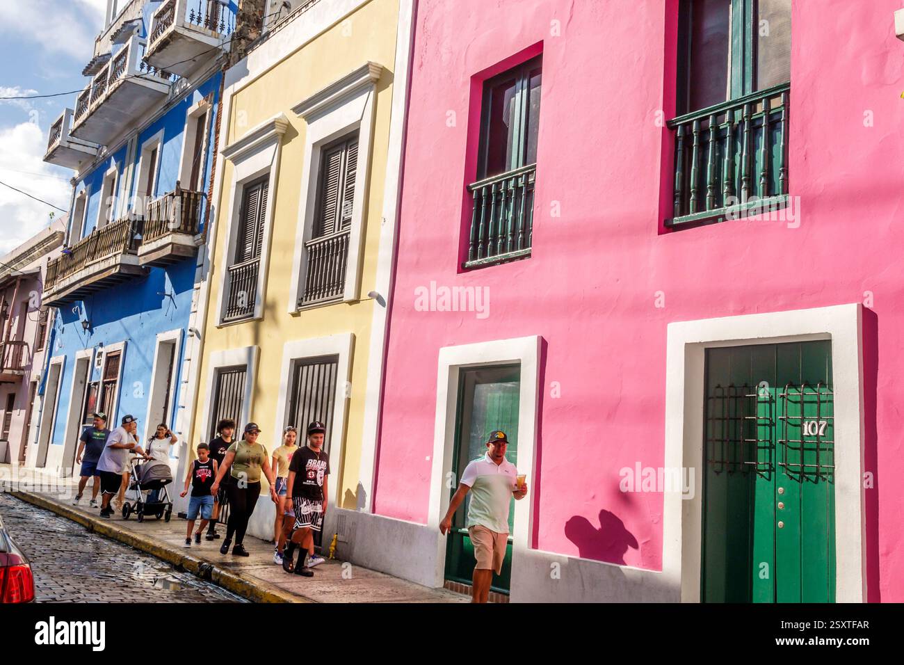 San Juan Puerto Rico,Viejo Old San Juan,Calle de San Jose,colorful ...
