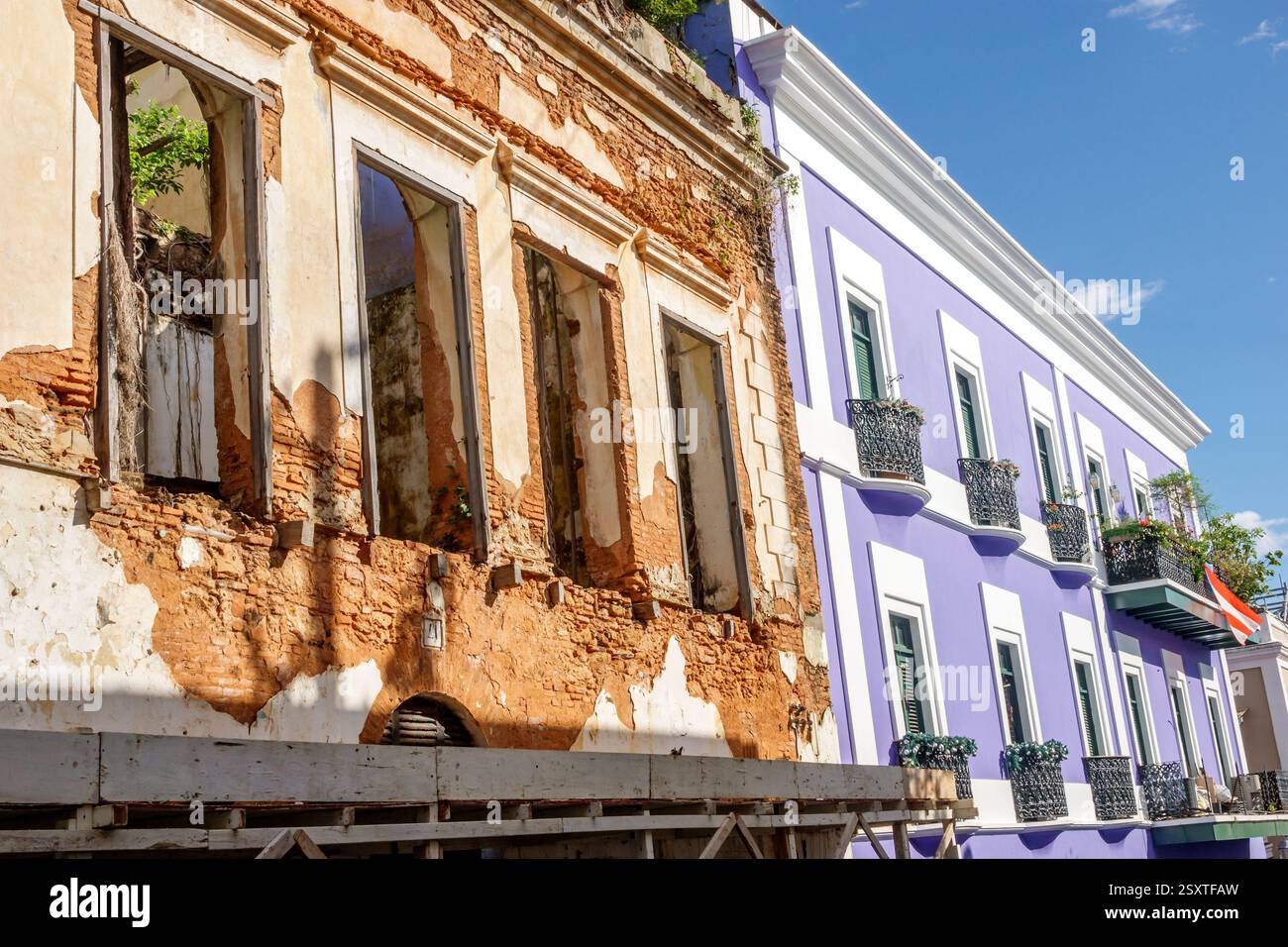 San Juan Puerto Rico,Viejo Old San Juan,Calle de San Jose,contrast old ...