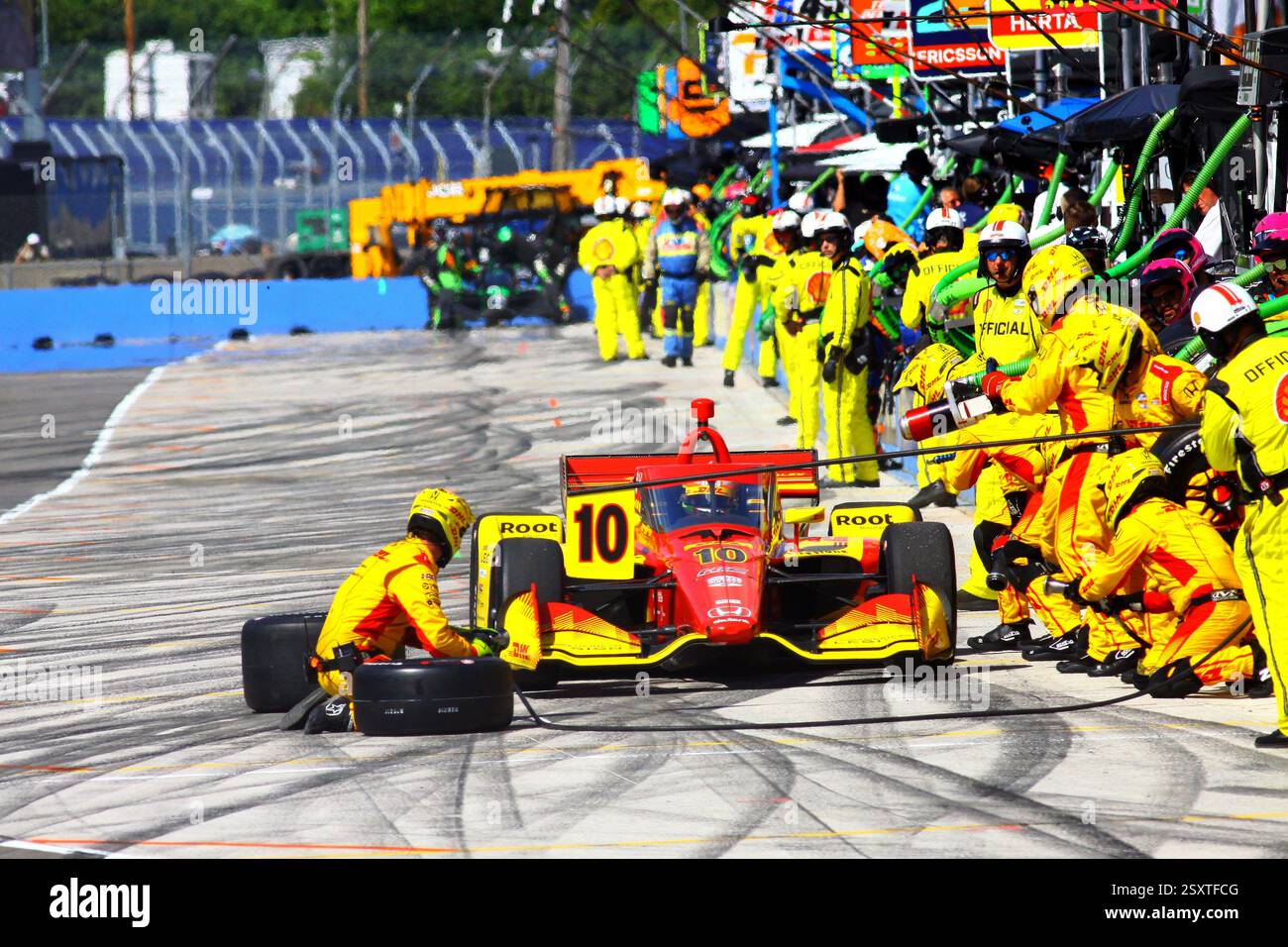 Milwaukee Wisconsin - September 1, 2024: Alex Palou INDYCAR Hy-Vee ...