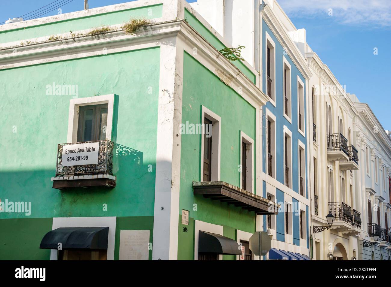 San Juan Puerto Rico,Viejo Old San Juan,Calle de San Jose,green ...