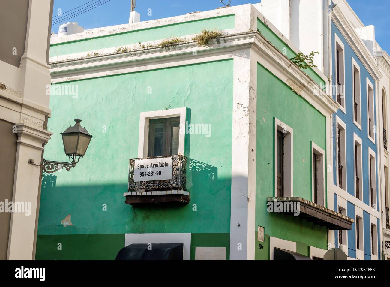 San Juan Puerto Rico,Viejo Old San Juan,Calle de San Jose,green ...